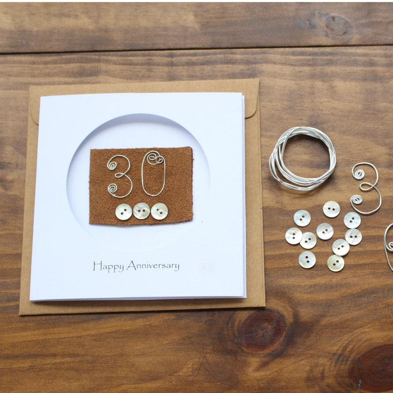 30th Wedding Anniversary Card - Etsy