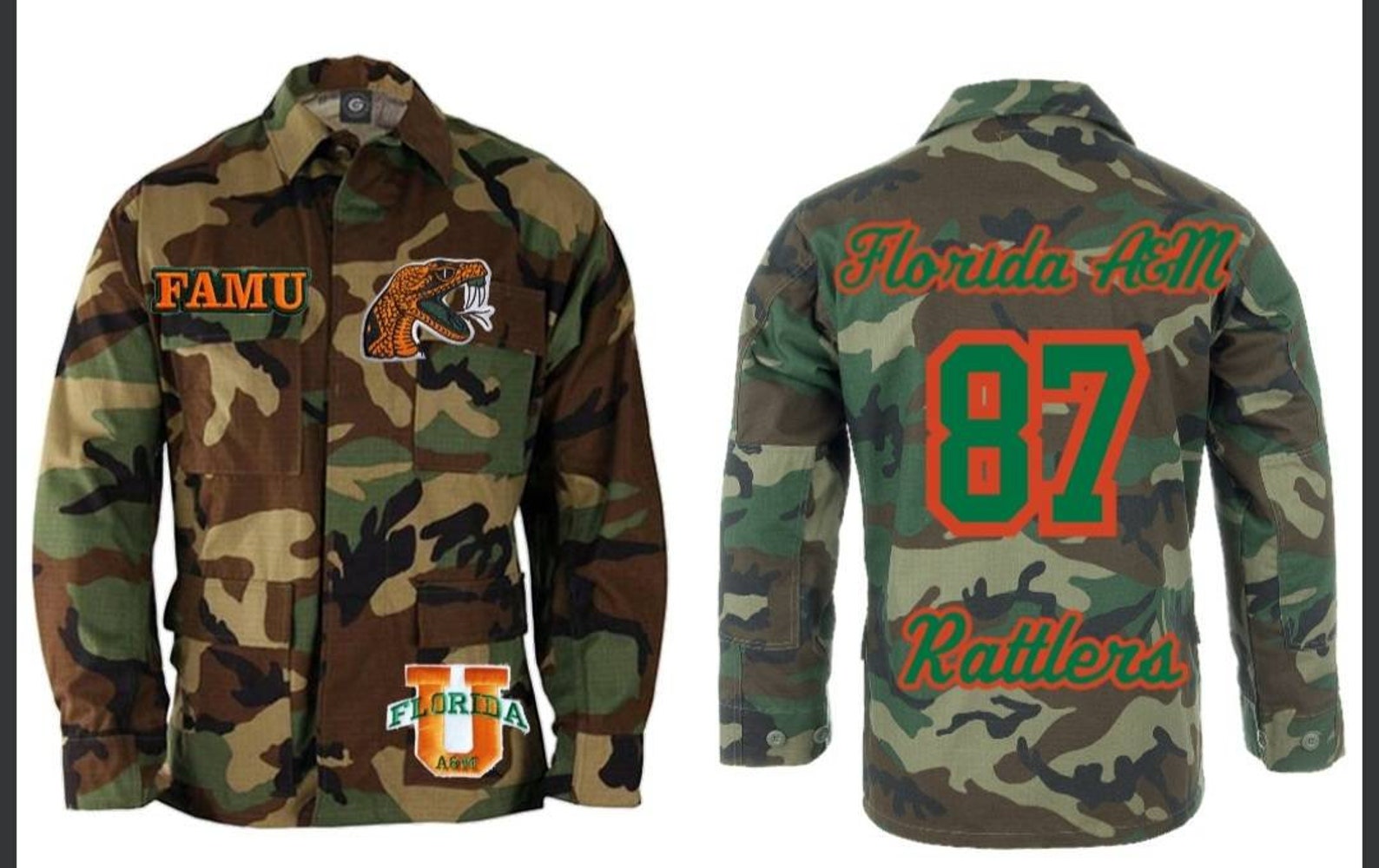 HBCU Camo Jacket - Etsy