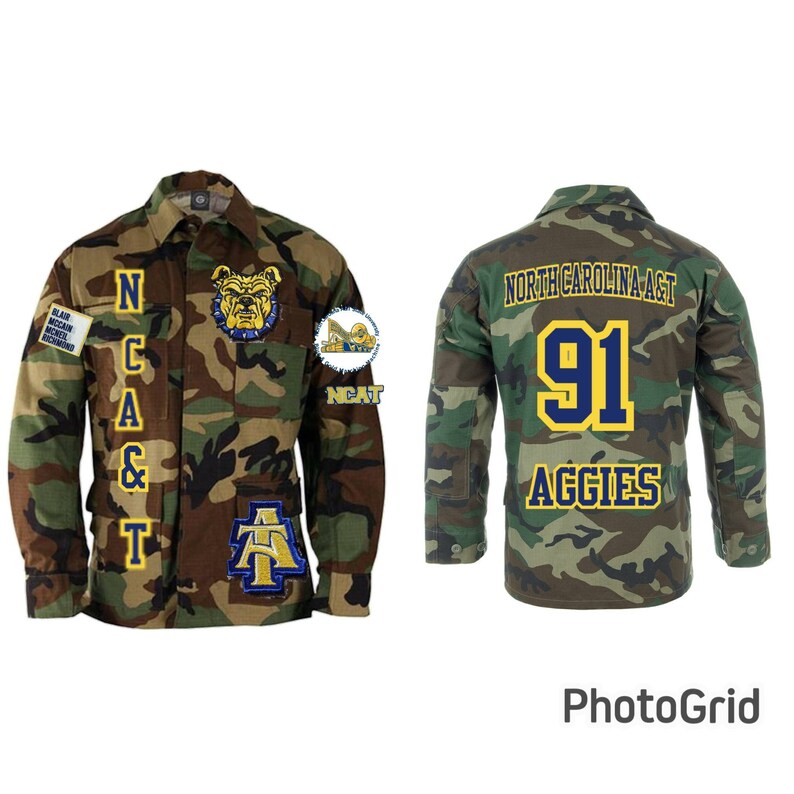 HBCU Camo Jacket - Etsy