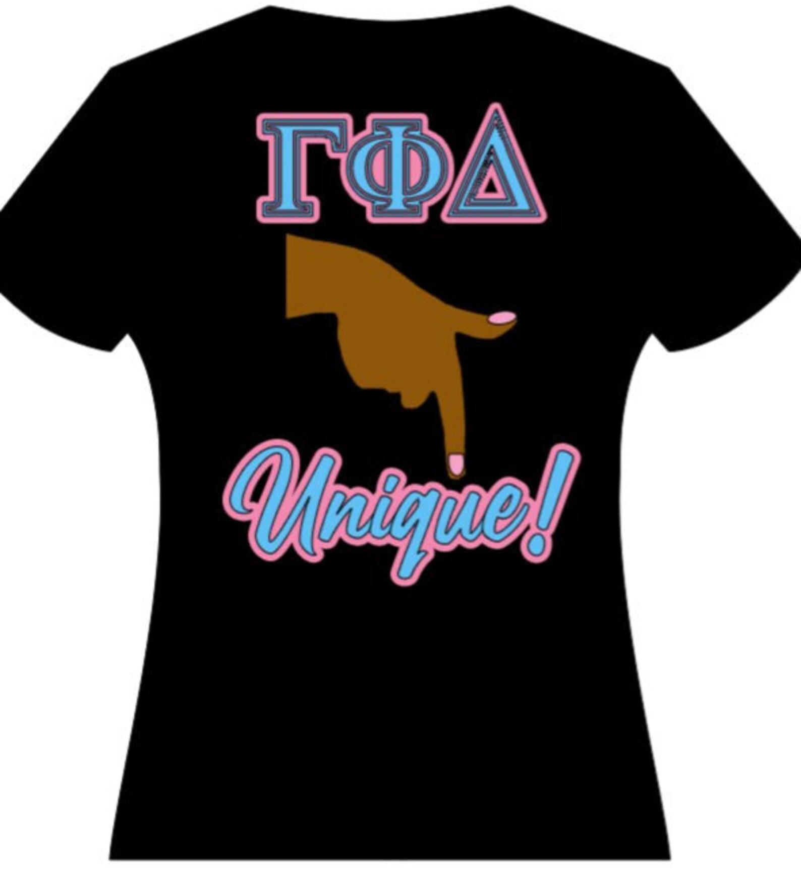 Gamma Phi Delta Hand Sign - Etsy