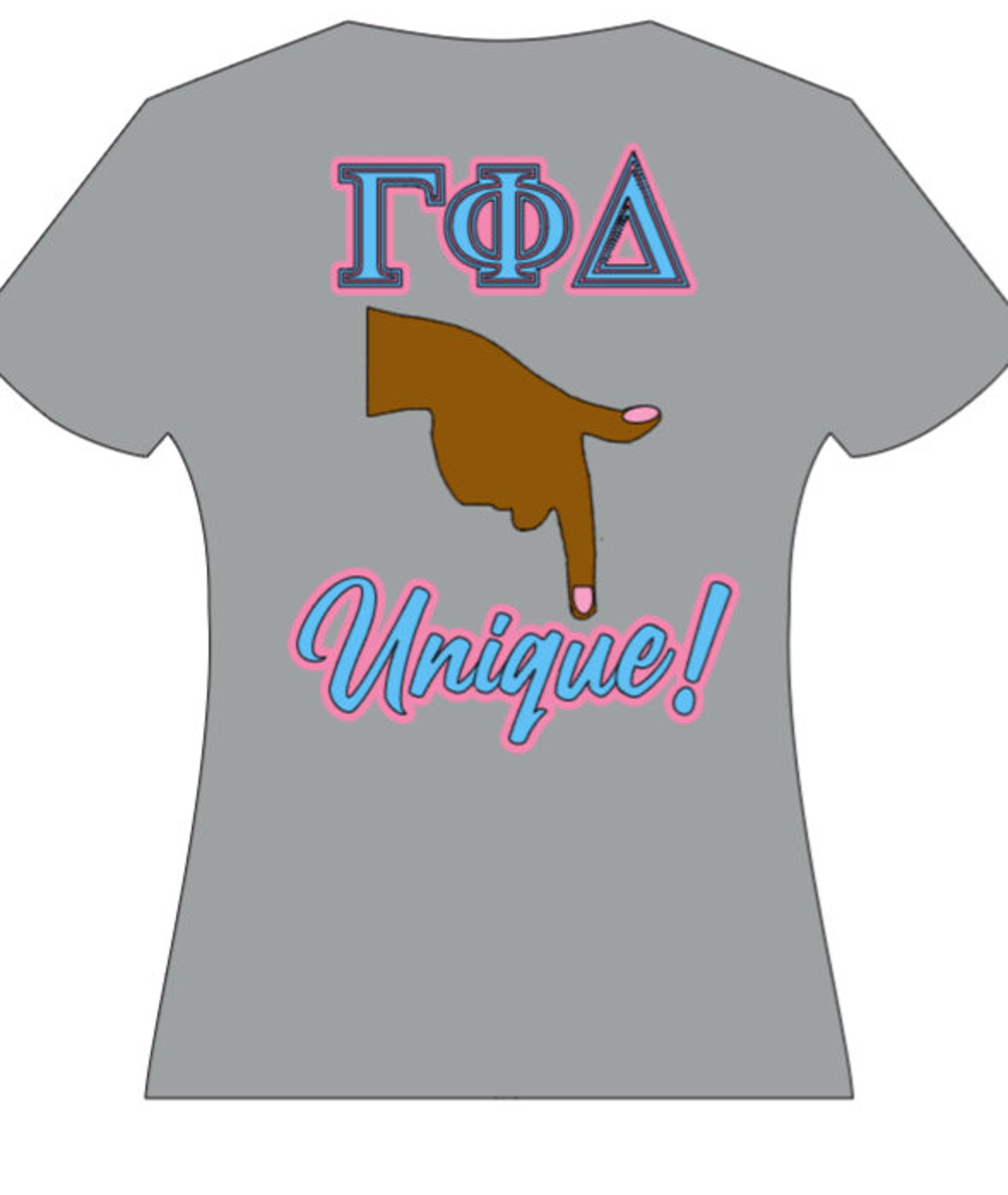 Gamma Phi Delta Hand Sign - Etsy