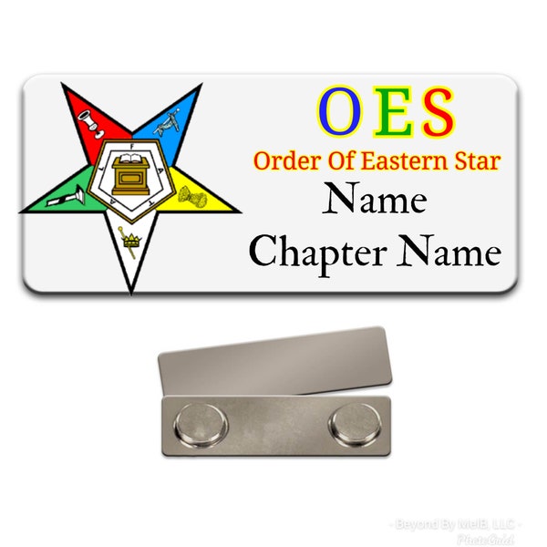 Magnetic Masonic Name Badges - Etsy