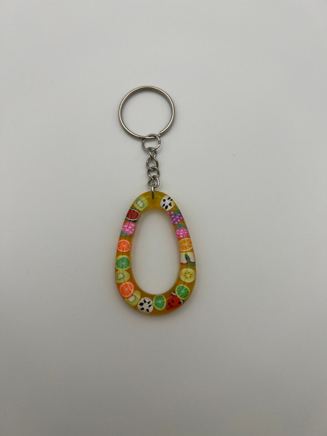 Tutti Frutti Orange Key Chain - Etsy