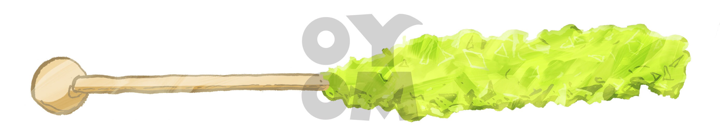 Rock Candy Illustration Bundle Rainbow Sweets Watercolor Style Colorful ...