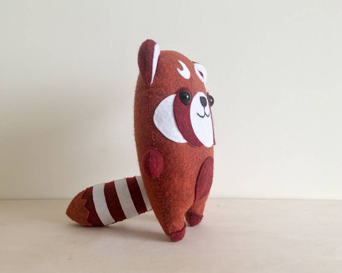 Red Panda SEWING PATTERN PDF Make Your Own Plush Animal Toy | Etsy