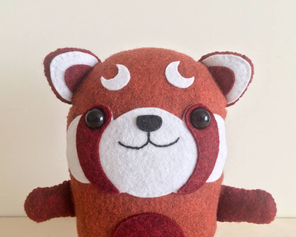 Red Panda SEWING PATTERN PDF Make Your Own Plush Animal Toy | Etsy