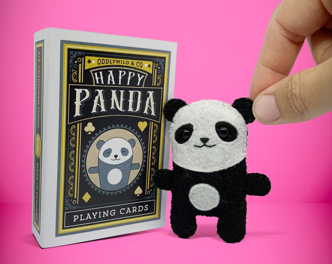 Baby Panda Soft Toy, Matchbox, Handmade, Felt, Gift for Christmas ...