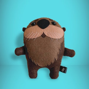 Otter SEWING PATTERN PDF - Make Your Own Plush Animal Toy - Etsy