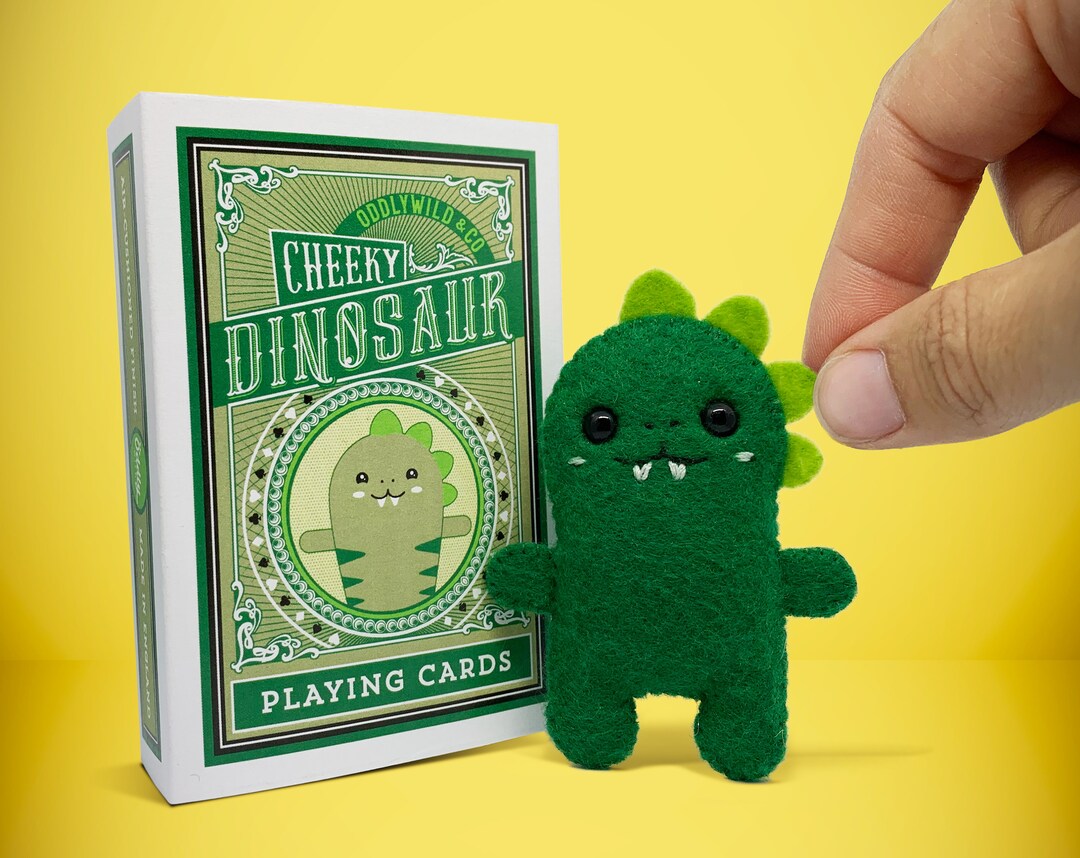 Handmade Felt Dinosaur Soft Toy: Adopt Me Pet in Matchbox - Etsy