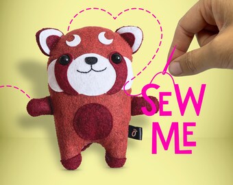 Red Panda SEWING PATTERN PDF Make Your Own Plush Animal Toy - Etsy
