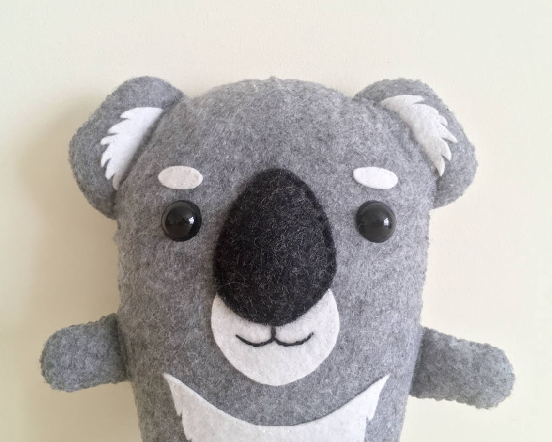 Koala SEWING PATTERN PDF Make Your Own Plush Animal Toy - Etsy