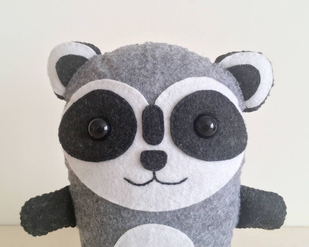 Raccoon SEWING PATTERN PDF Make Your Own Plush Animal Toy | Etsy
