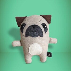 Pug SEWING PATTERN PDF Make Your Own Plush Animal Toy - Etsy