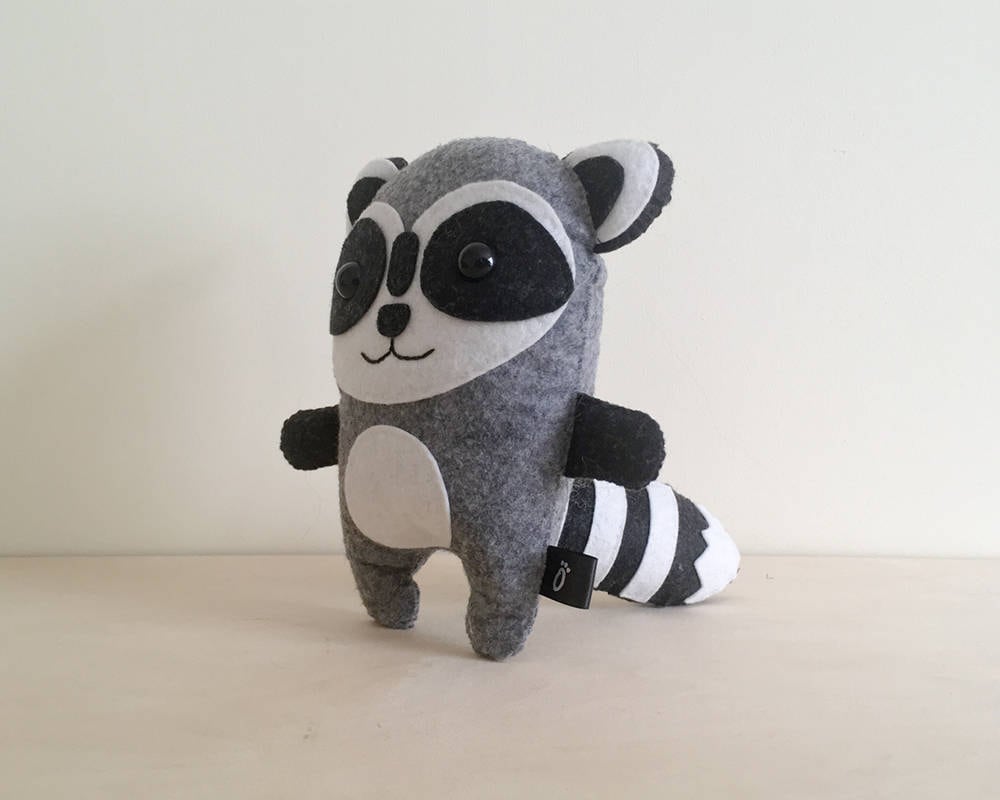 Raccoon SEWING PATTERN PDF Make Your Own Plush Animal Toy | Etsy