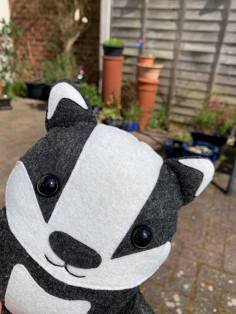 Badger SEWING PATTERN PDF Make Your Own Plush Animal Toy - Etsy