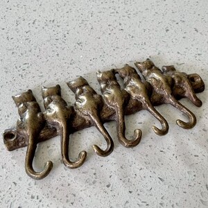 Vintage Brass Cats Tails Key Holder - Etsy
