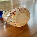 Vintage Murano Glass Paperweight Goose With Confetti Design and Blue ...