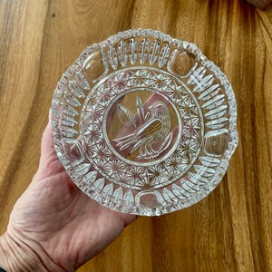 Vintage Bird Crystal Bowl Made by Hofbauer in Germany Crystal Byrds ...