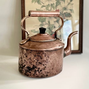 Antique Copper Kettle From the Early 1900's Colonial Revival Early ...