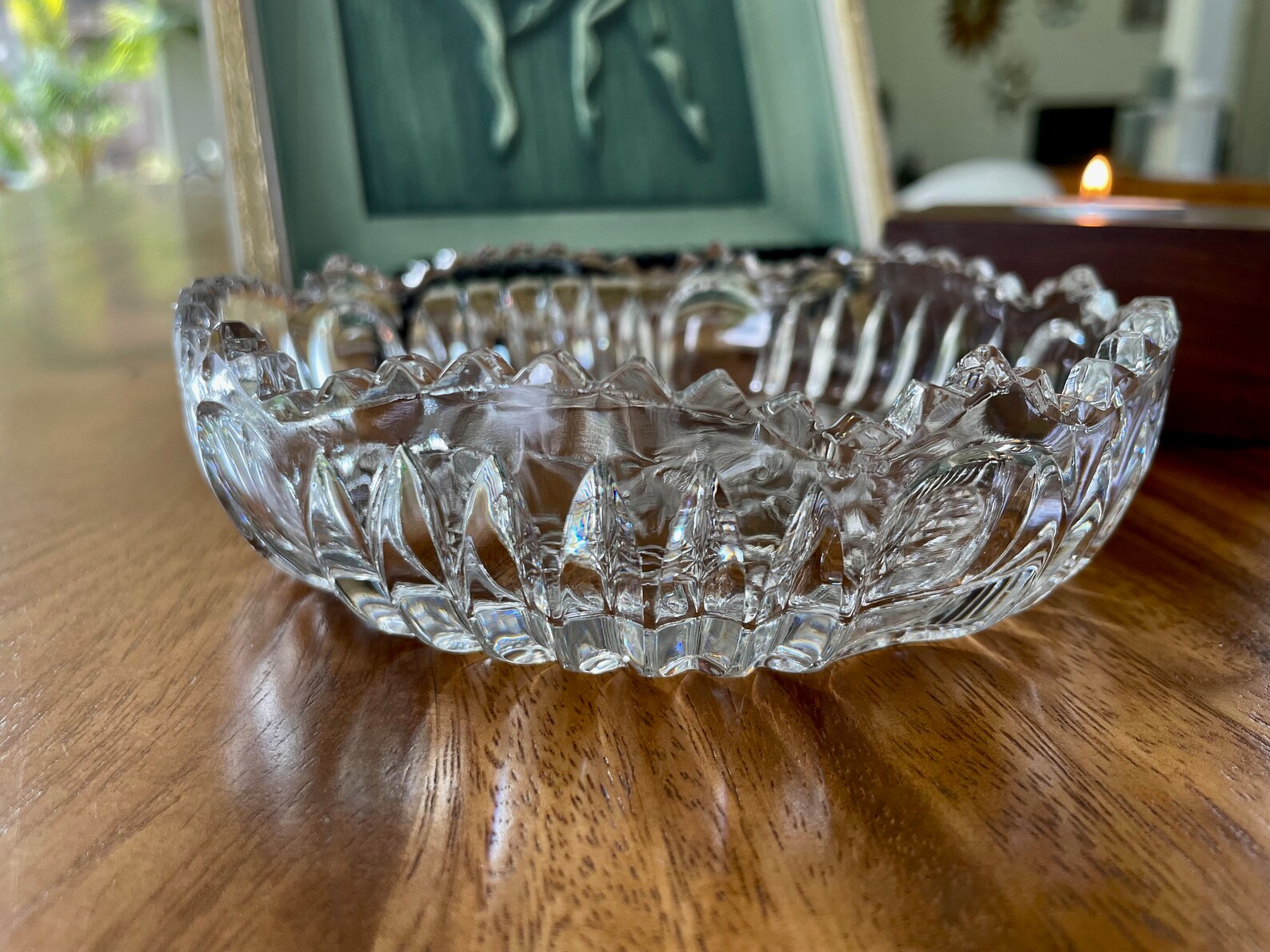 Vintage Bird Crystal Bowl Made by Hofbauer in Germany Crystal Byrds ...