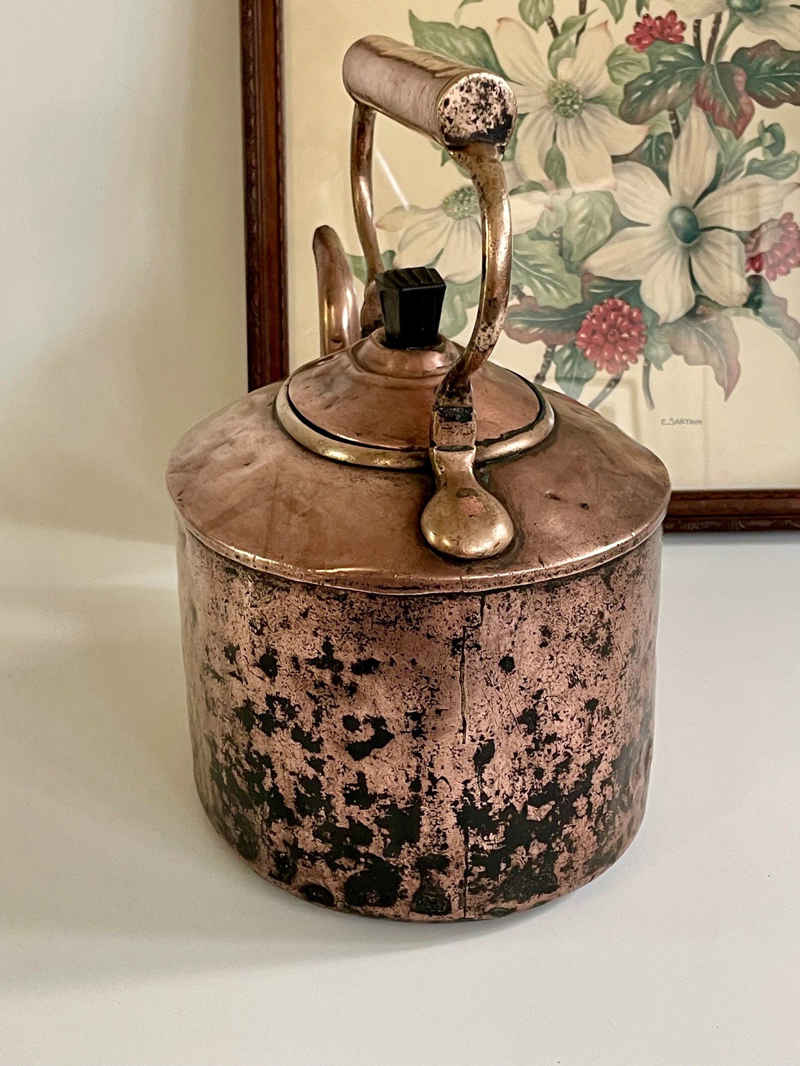 Antique Copper Kettle From the Early 1900's Colonial Revival Early ...