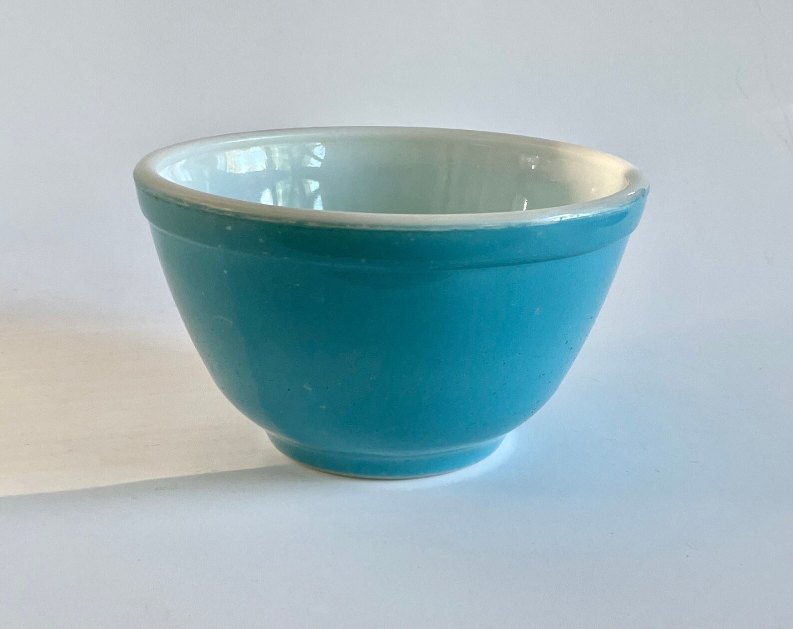 Small Vintage Turquoise Blue Pyrex Mixing Bowl - Etsy