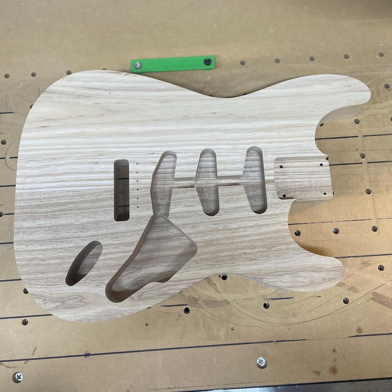 Superstrat Guitar Body CNC File, SVG DXF C2d, Right Handed (digital ...