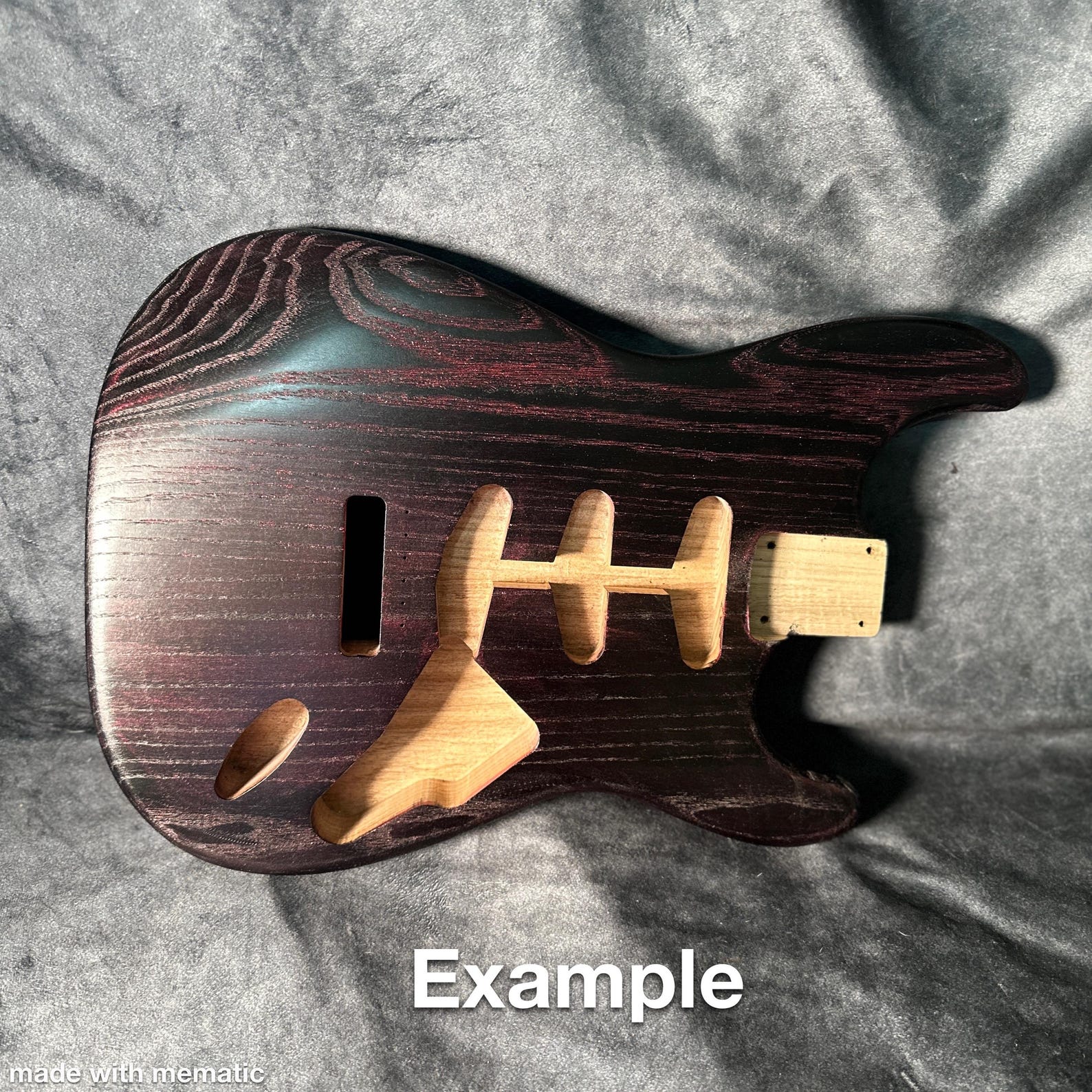Strat Style Guitar Body CNC File, SVG DXF, Single Coil Pickups (digital ...