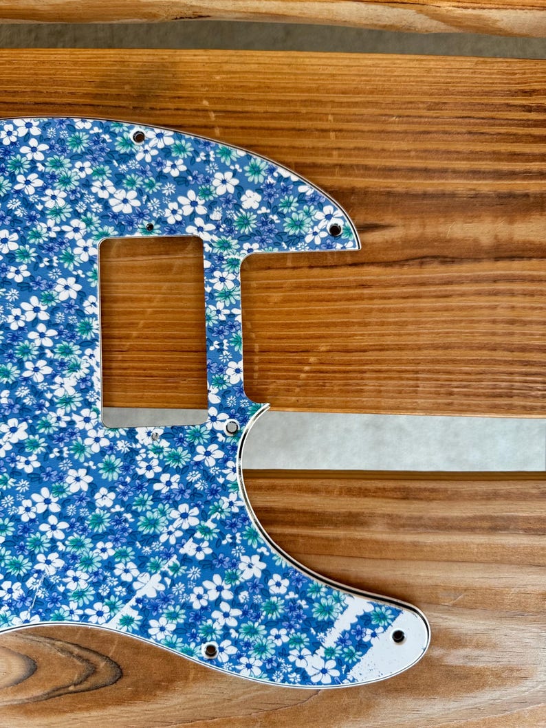 Artesian Flower Telecaster Custom Pickguard Flowers, Reliced - Etsy
