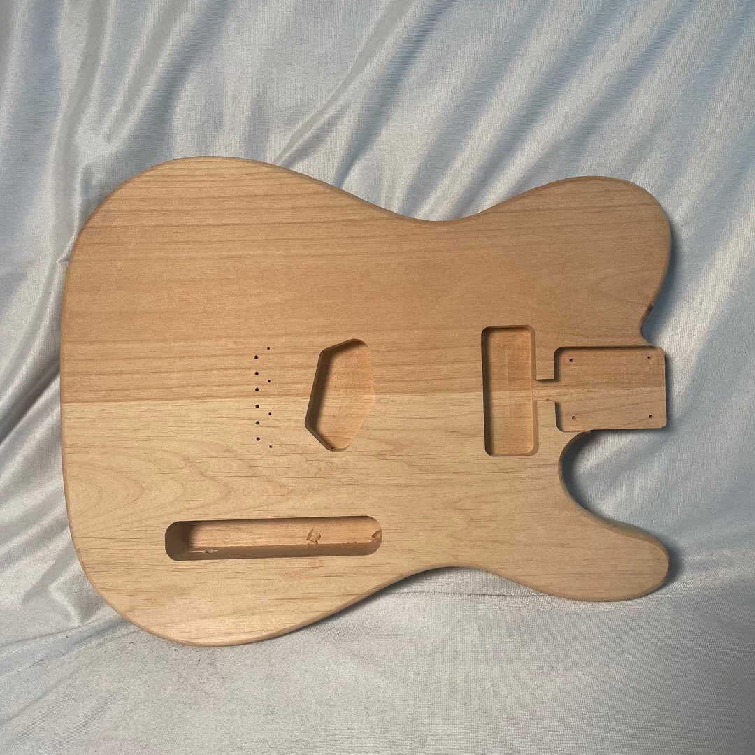 Unfinished Telecaster Tele Electric Guitar Body Solid Alder - Etsy