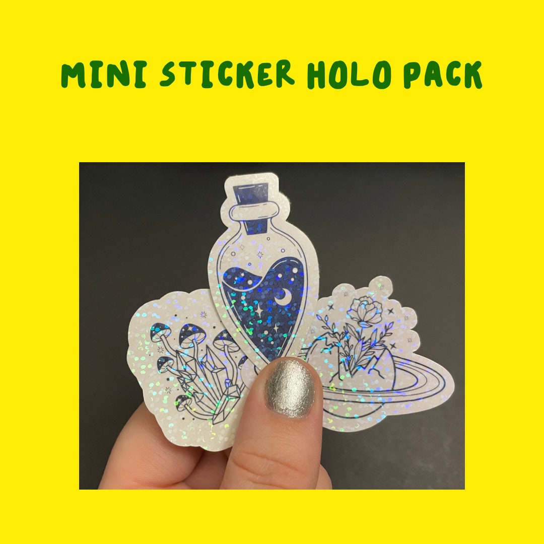 Holographic Sticker Packs - Etsy