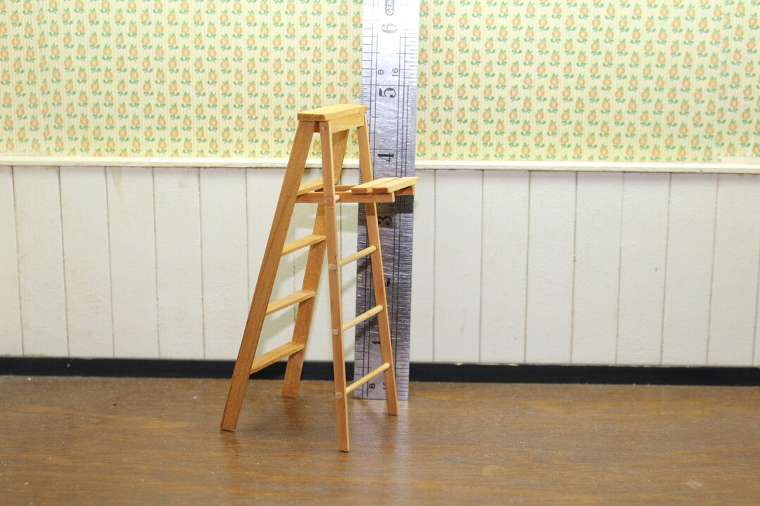 Miniature Four Step Folding Ladder - Etsy