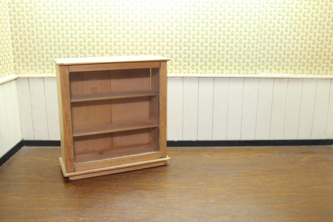 Miniature Glass and Wood Store Display Case - Etsy