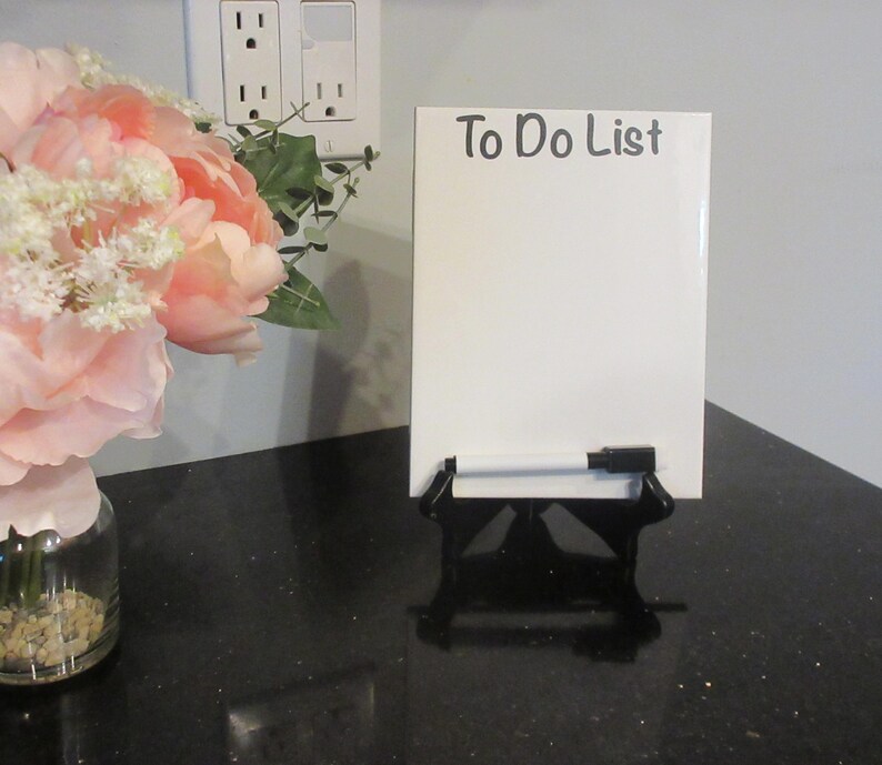 Dry Erase to Do List Tile With Marker - Etsy