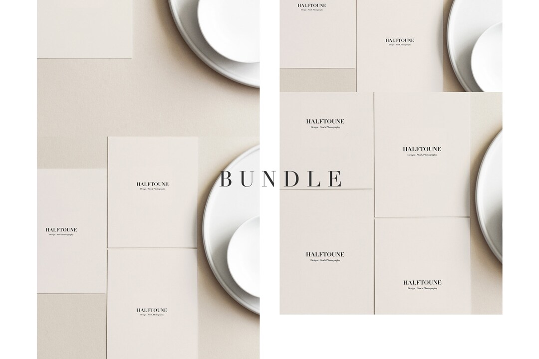 Stationery Mockup,stationery Bundle,card Bundle,blank Card Mockup ...