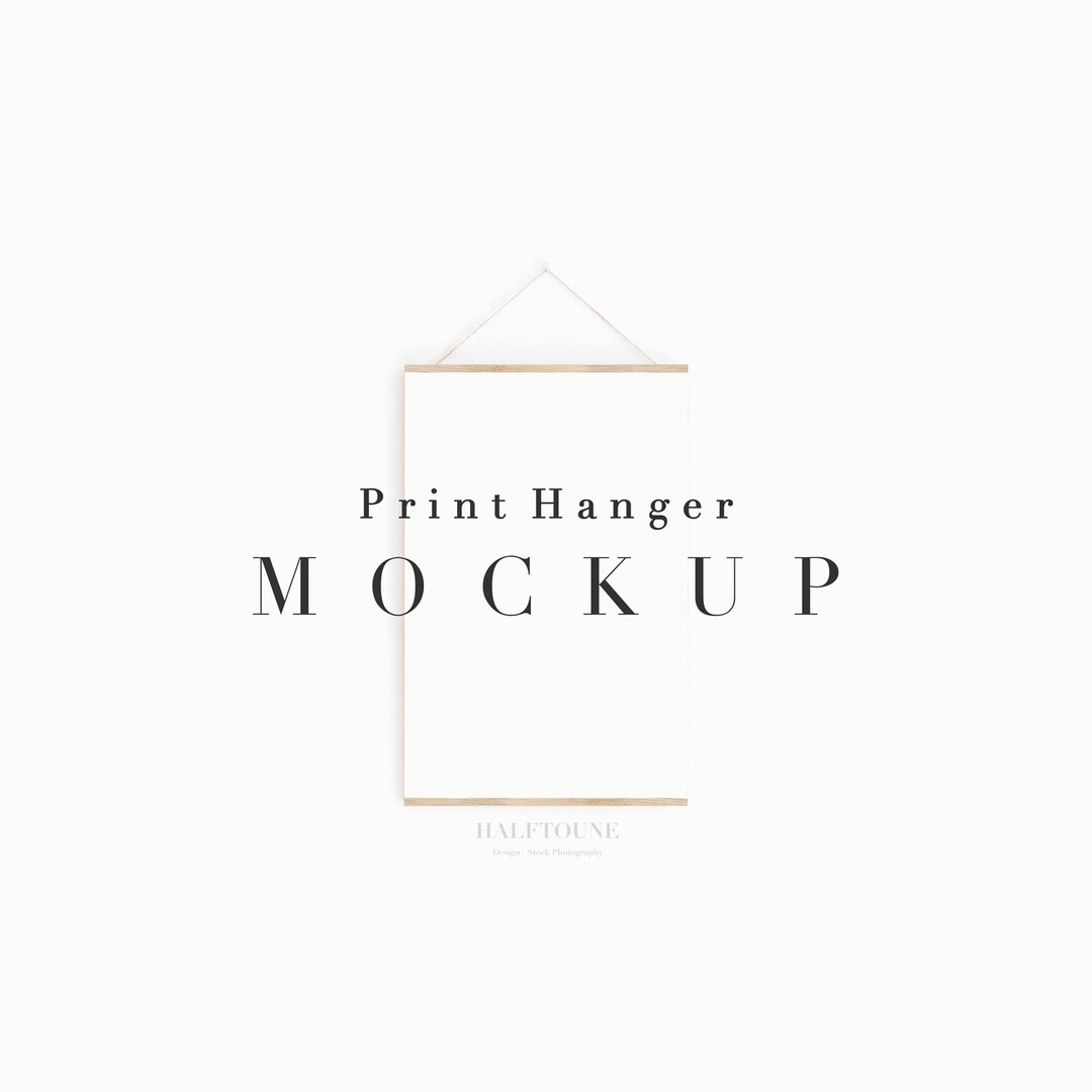 Poster Hanger Mockup,print Hanger,poster Mockup,print Mockup,art Mockup ...