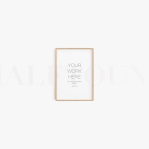 Frame Mockup,digital Frame,warm Wood Frame,honey Frame Mockup,art Print ...