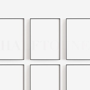 Set of 6 Frame Mockup,frame Mockup,mockup Frame,digital Frames,gallery ...