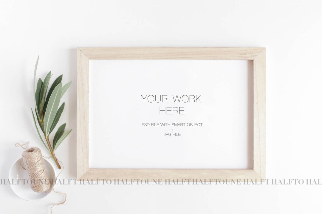 Horizontal Frame Mockup,horizontal Frame Stock Photo,wall Art Display ...