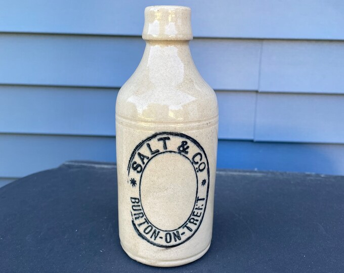 SALT & CO. Burton-on-trent Stoneware BOTTLE - Antique Heavy Stoneware ...