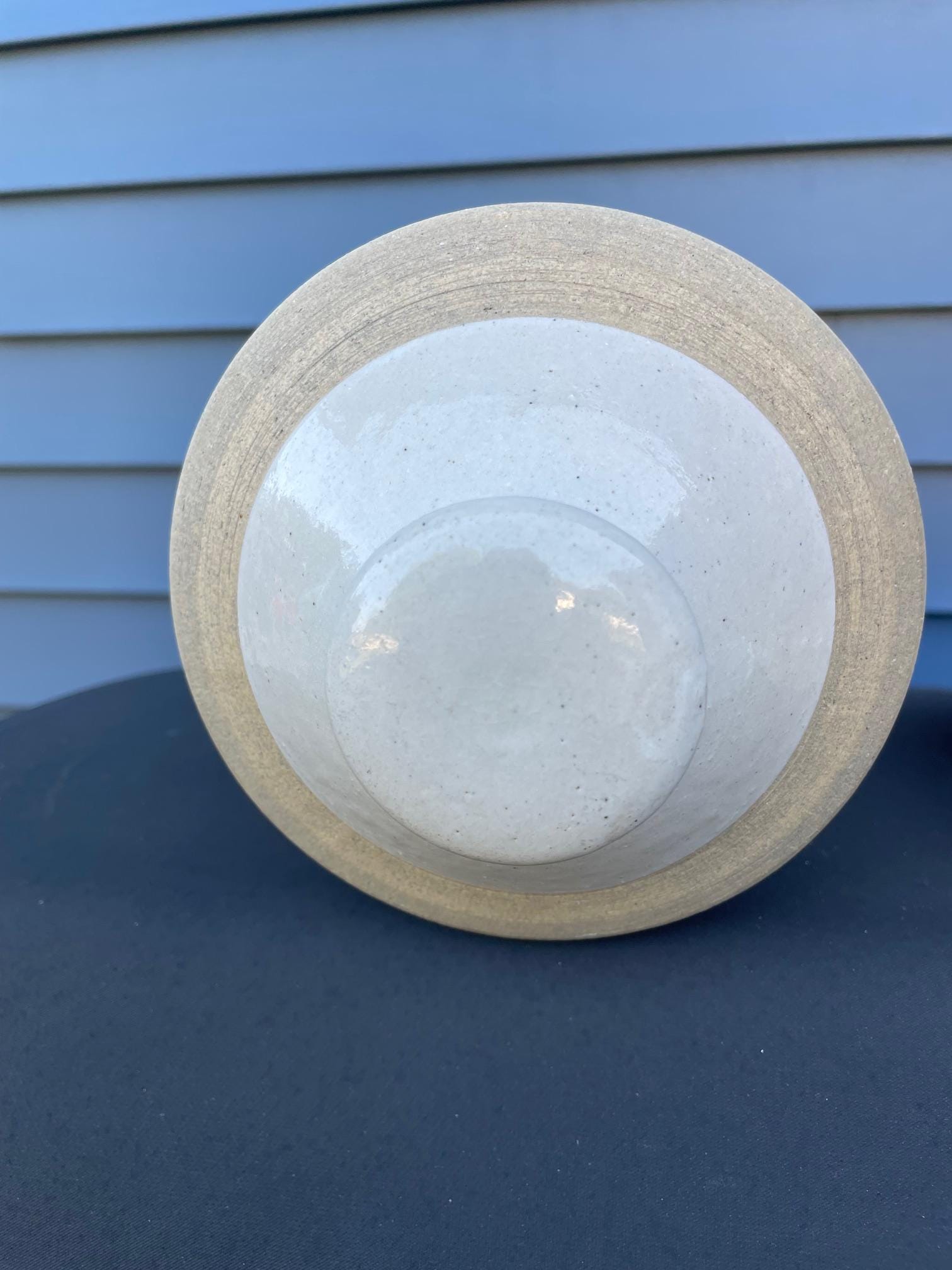 Antique Stoneware Crock Poultry Feeder Water Holder for Chickens ...