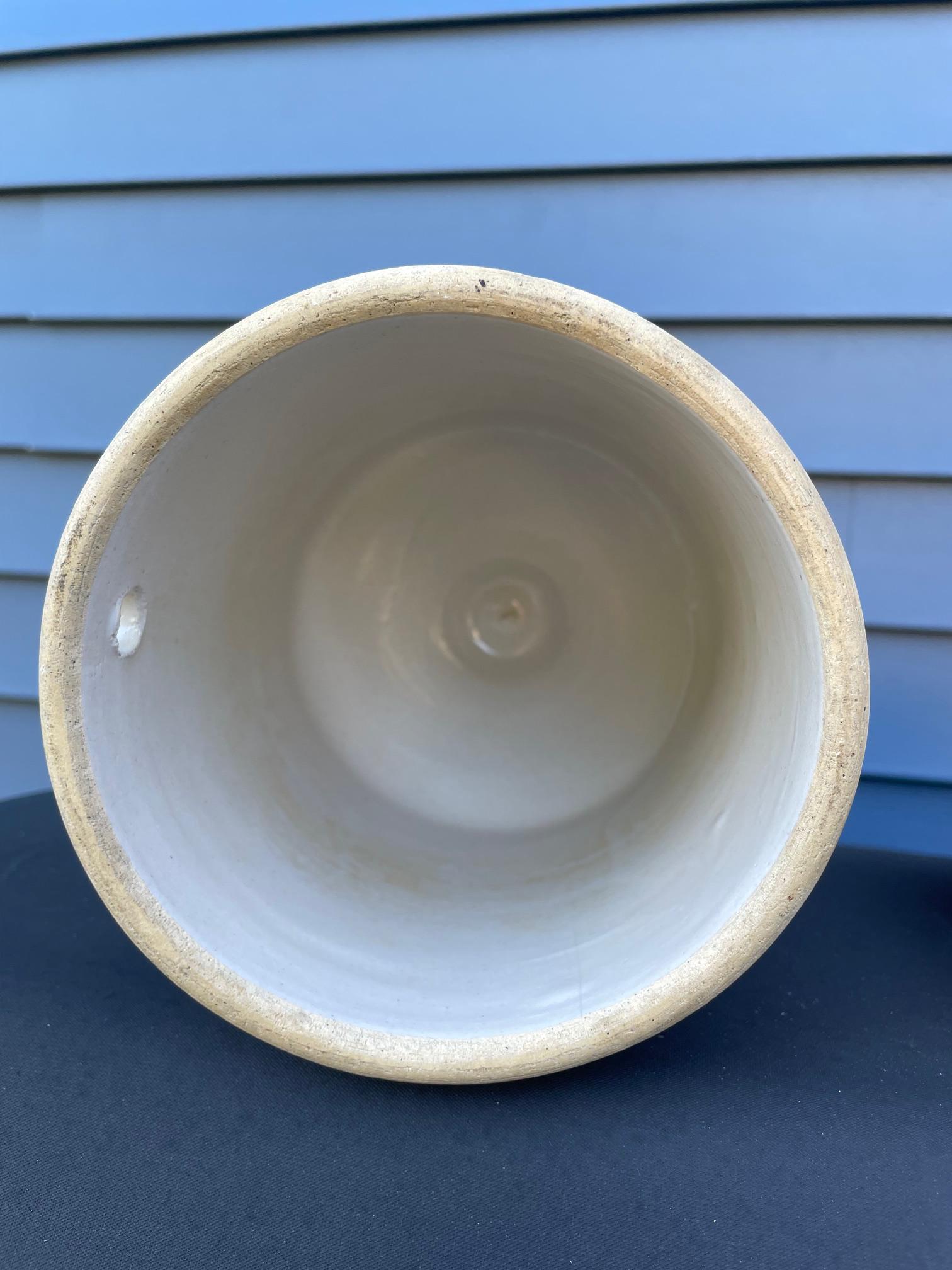 Antique Stoneware Crock Poultry Feeder Water Holder for Chickens ...