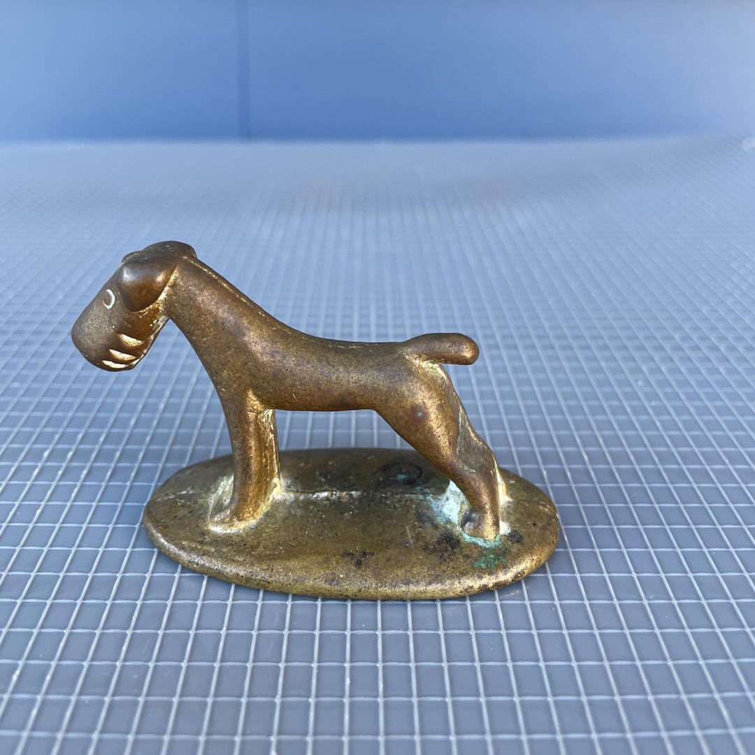 HAGENAUER Terrier Metal Dog ~ Antique Austrian Bronze Miniature ...