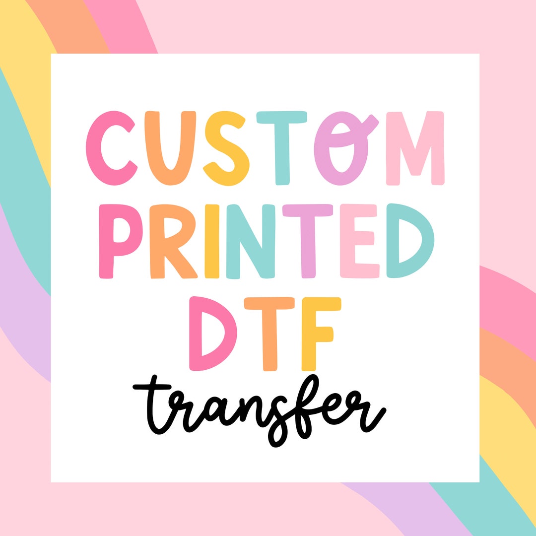 Custom Dtf-prints - Etsy