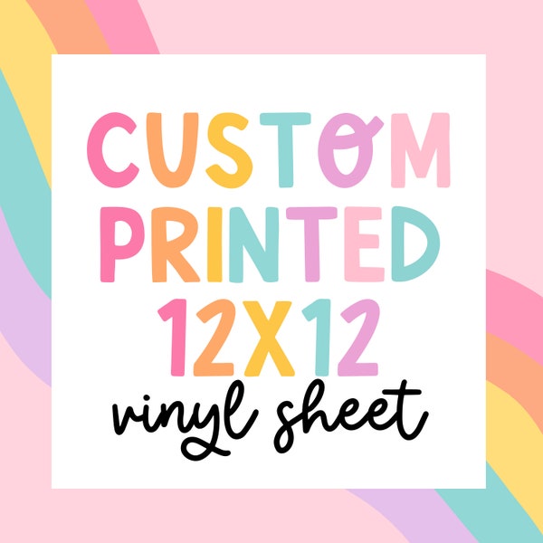 Printed Vinyl - Etsy