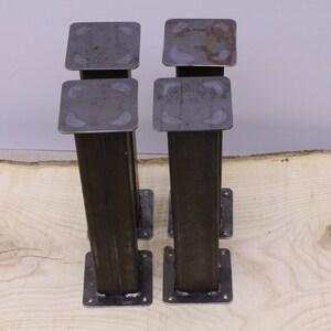 3 Square Steel Tube Coffee Table Legs - Etsy