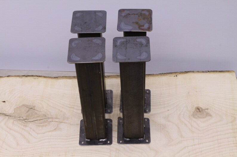 3 Square Steel Tube Coffee Table Legs - Etsy