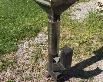 Stainless Steel Accessorized Rocket Stove | Etsy