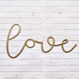 Love Sign, Metal, Wall Art*metal Wall Decor - Etsy