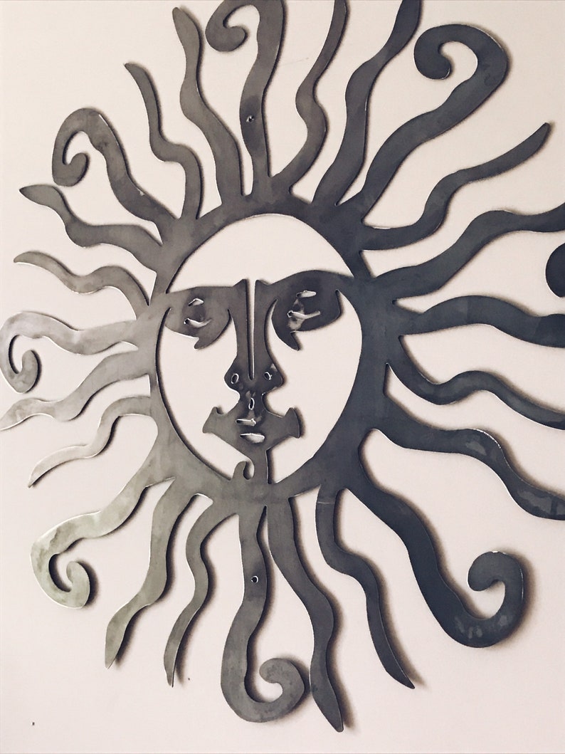Metal Sun Sunshine Sun Decoration Sun 1 | Etsy
